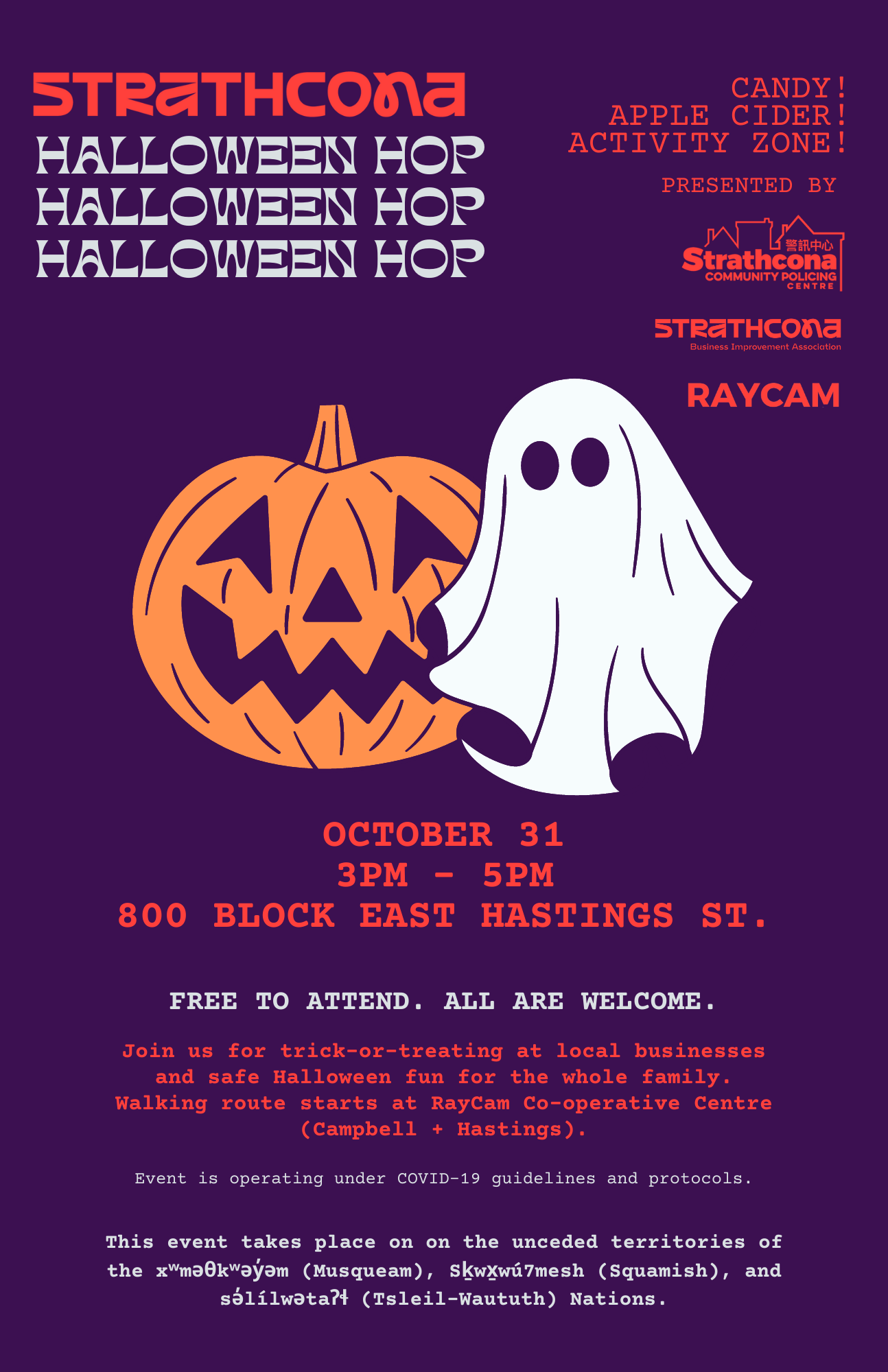Halloween Hop Returns To Strathcona! | Strathcona Business Improvement ...